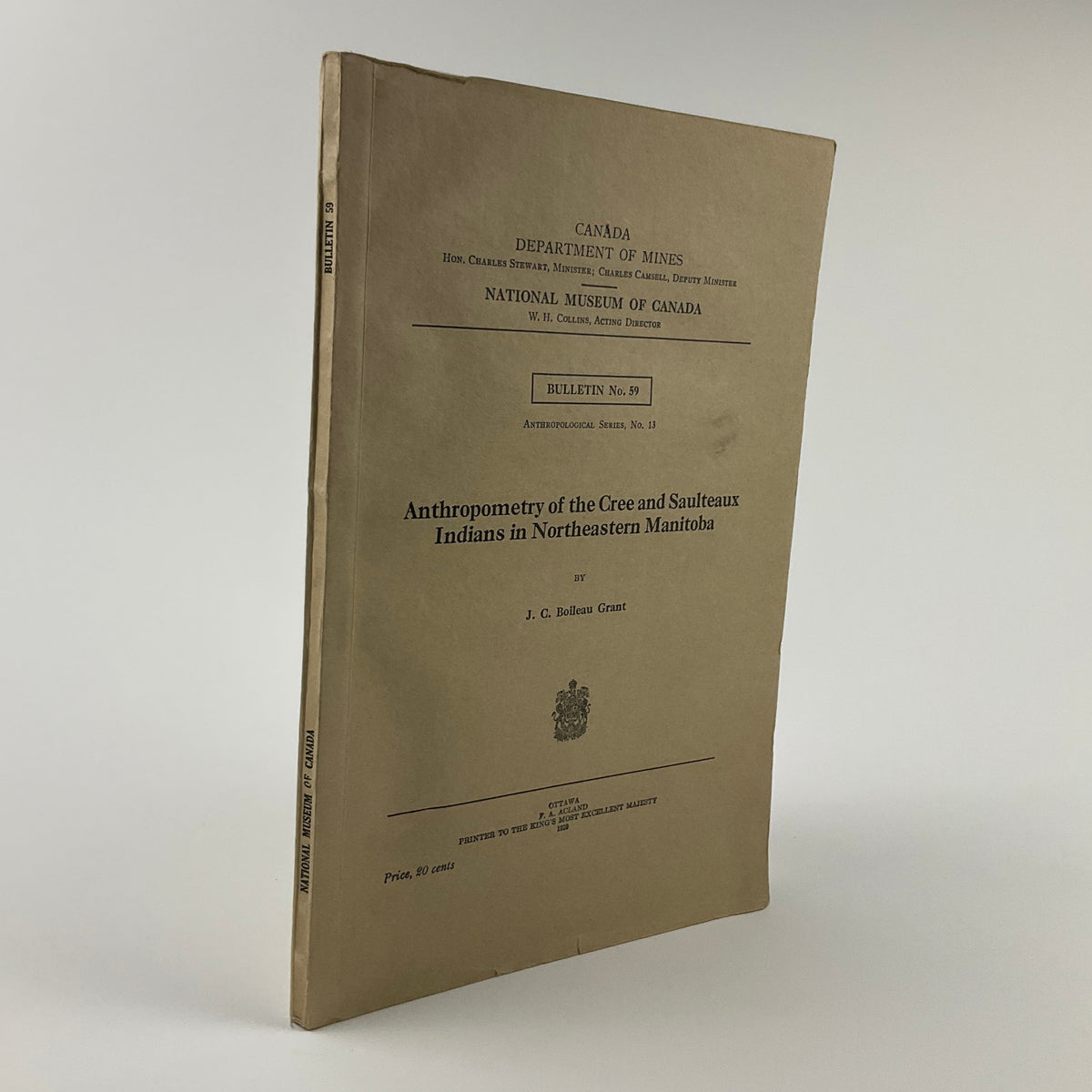 Anthropometry of the Cree and Saulteaux Indians in Northeastern Manito ...